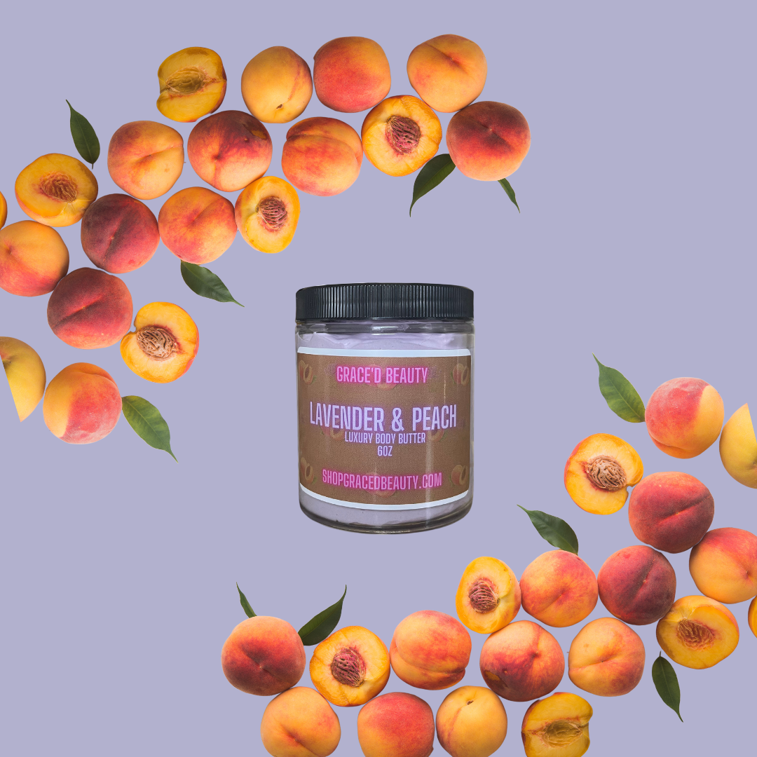Lavender & Peach Body Butter – Grace'd Beauty